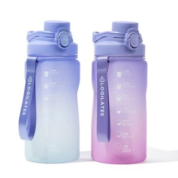 Blogilates | Dining | New Blogilates 4oz Bluepurple Water Bottles ...